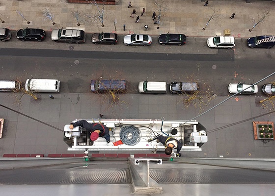 Suspended platforms – safe and efficient access for facades